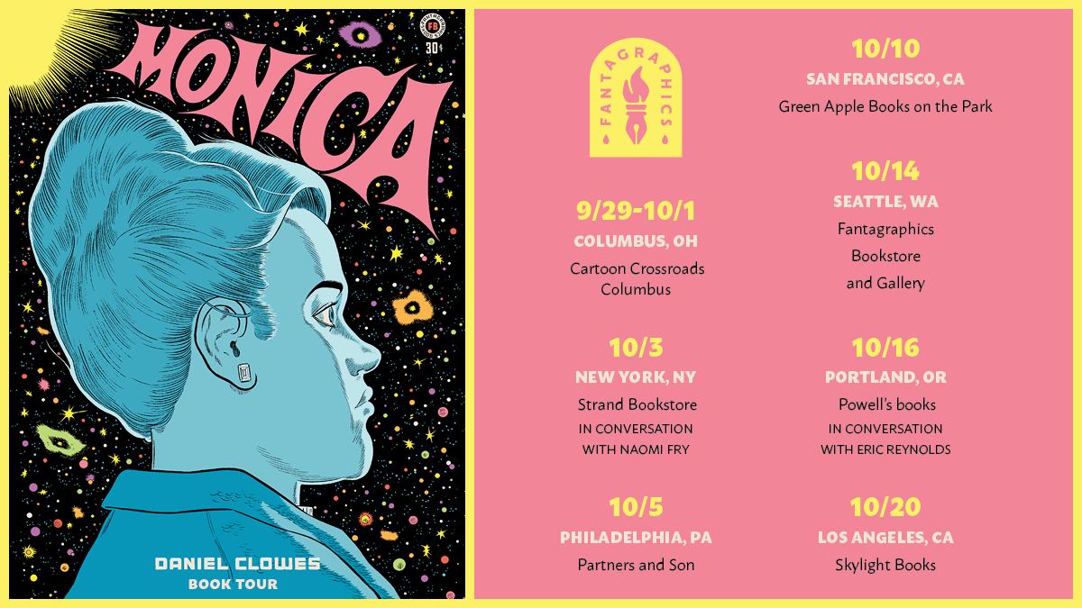 Fantagraphics: Monica by Daniel Clowes is out today! | Milled