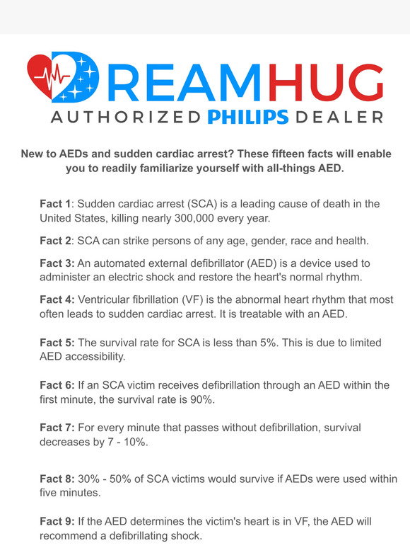 DreamHug: 15 Must Know Facts About AED's ️ | Milled