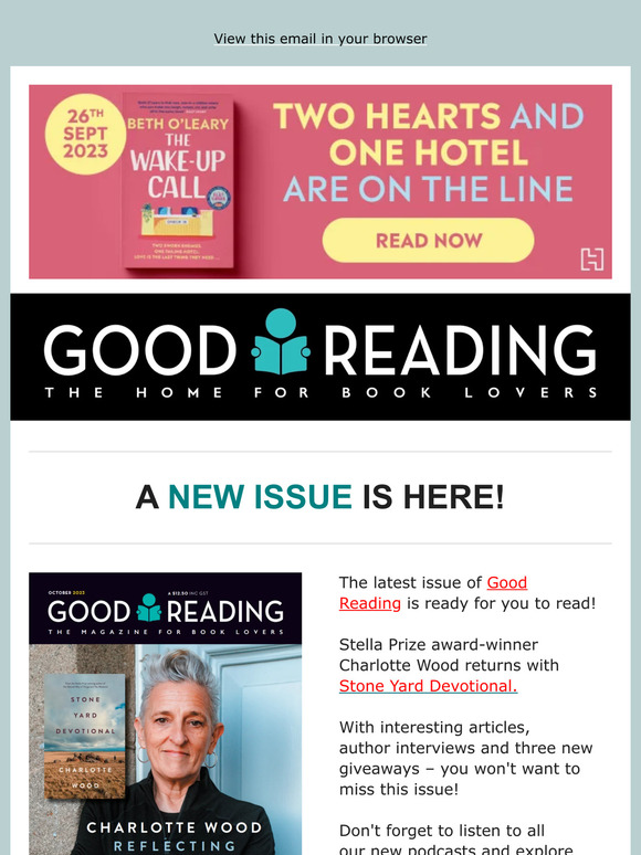 Good Reading Magazine: Our October issue is here! 🌞 | Milled