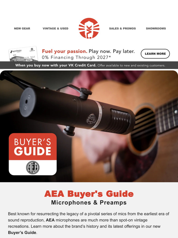 Vintage King Audio: New Buyer's Guide: AEA | Milled