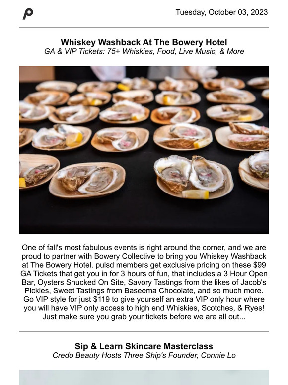 Pulsd: Whiskey Washback, & Other Stories, Moxy LES Party, Penthouse ...