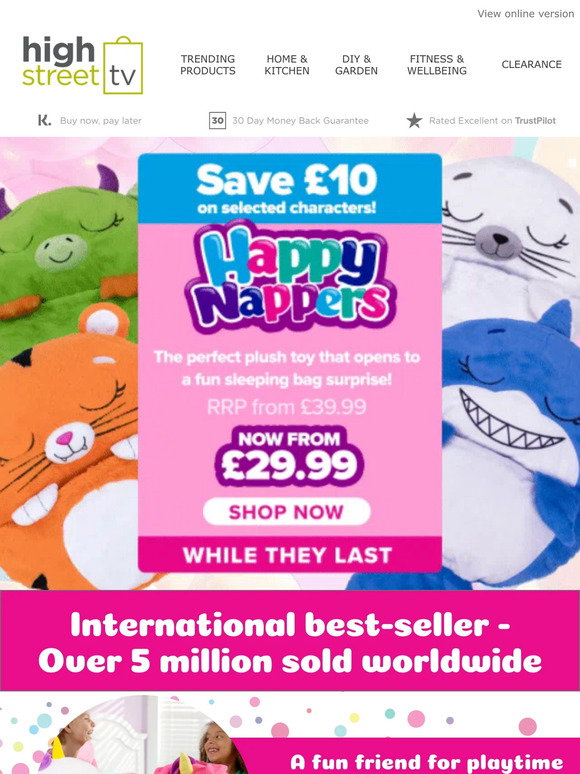High Street TV: Save £10 on Happy Nappers! | Milled