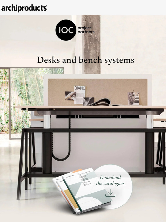 Archiproducts: Innovative, functional and configurable desks and bench ...