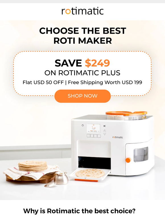 Rotimatic: Make the right choice with Rotimatic | Milled