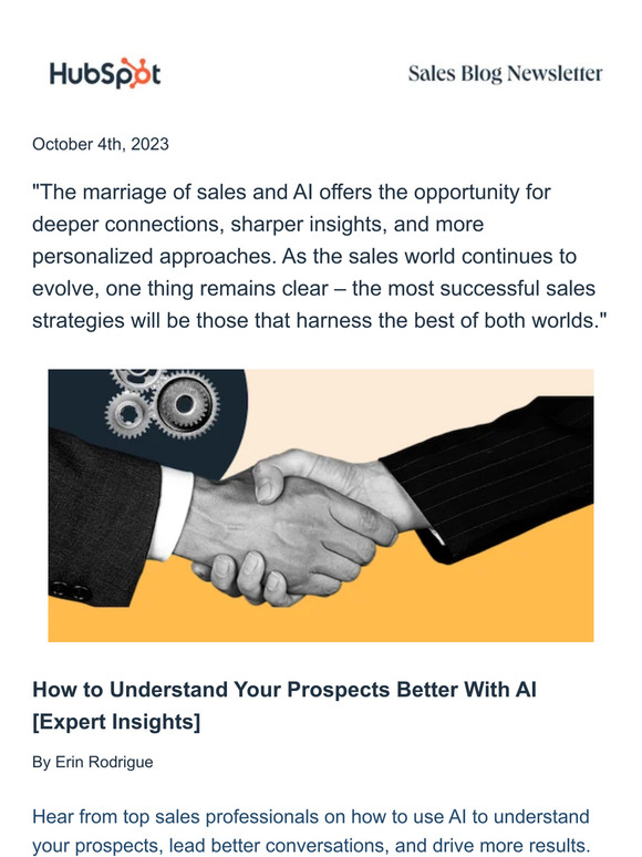 HubSpot: How to Understand Your Prospects Better With AI [Expert ...