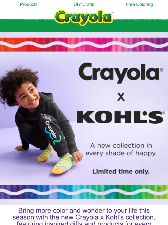 Crayola: Color Your World with Crayola x Kohl's Merch! | Milled