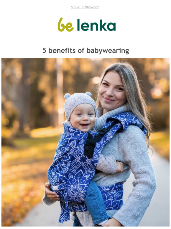 BeLenka Europe: 5 benefits of babywearing | Milled