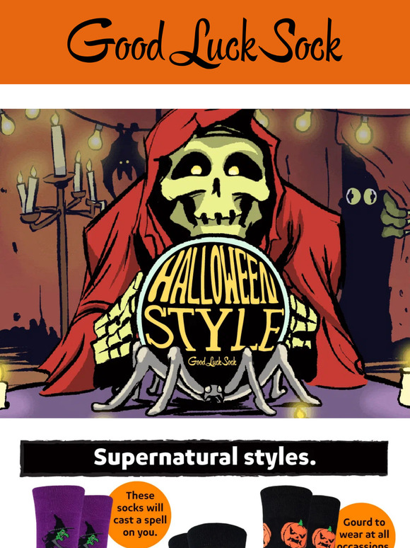 Good Luck Sock: Scary Styles for Spooky Season 👻 | Milled