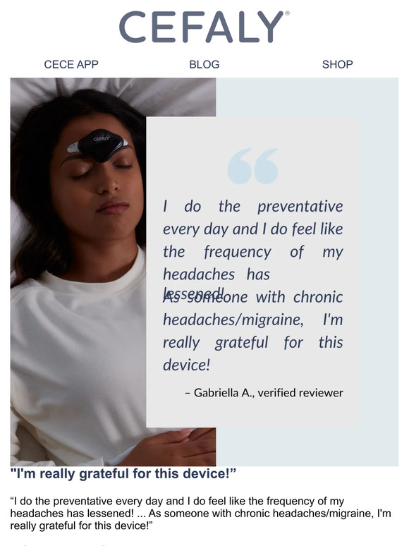 Cefaly: How to reduce your migraine days with CEFALY | Milled