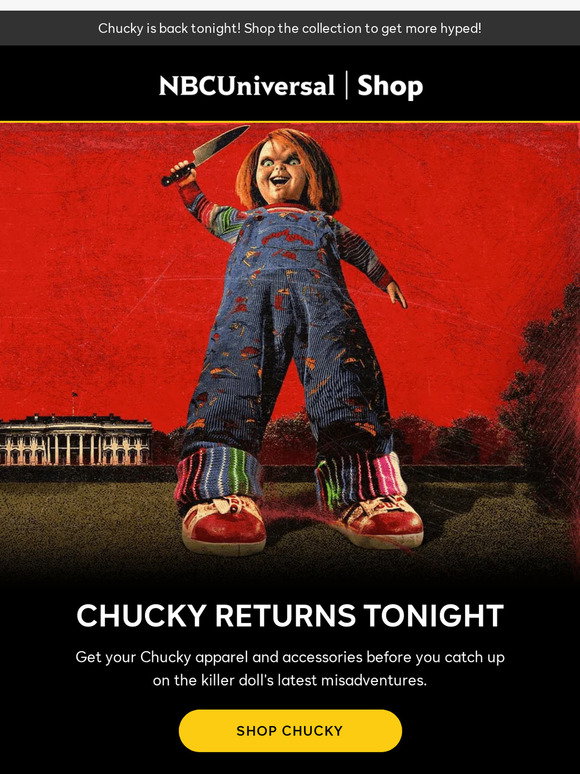 NBC Store: Get Dolled up in Chucky Gear 🔪 | Milled