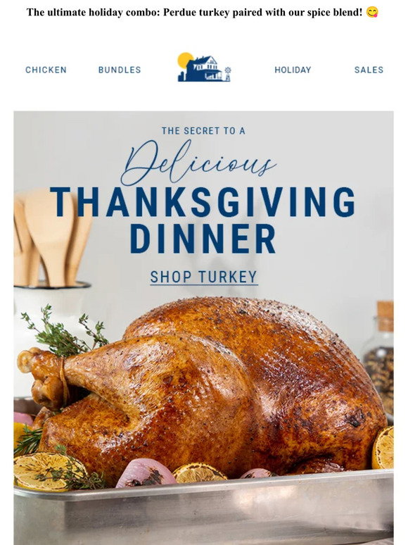 Perdue Farms: The Perfect Pair: Perdue Turkey and Farmhouse Blend ...