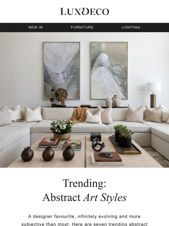 LuxDeco: 7 Trending Abstract Art Styles You Should Know | Milled