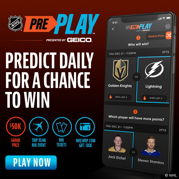 NHL: Predict daily for a chance to WIN! | Milled
