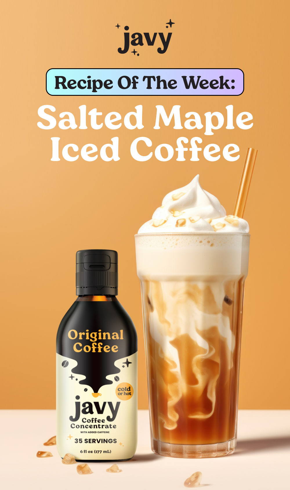 Javy Coffee: Salted Maple Iced Coffee 🍁 | Milled