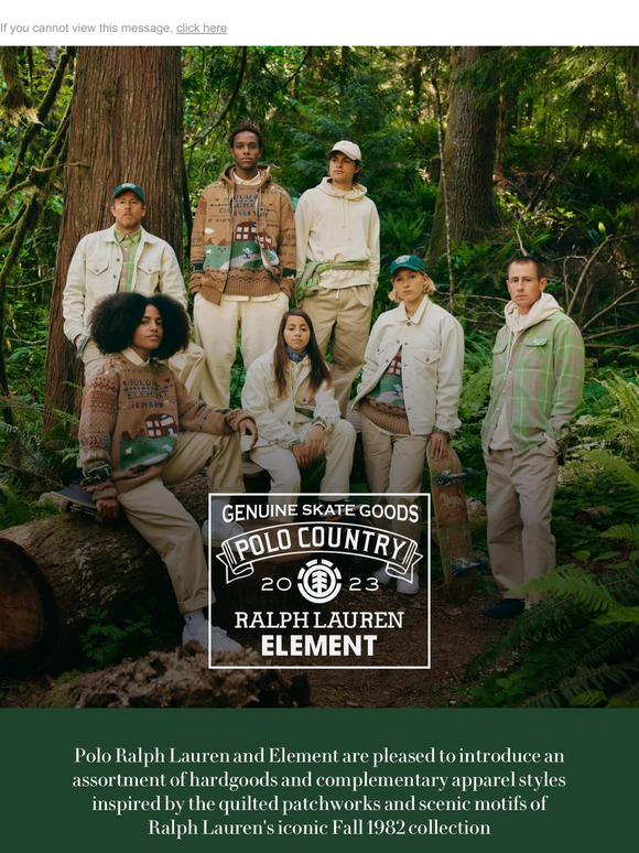 Ralph Lauren: Polo Ralph Lauren X Element | Enjoy 24 Hours Early Access ...