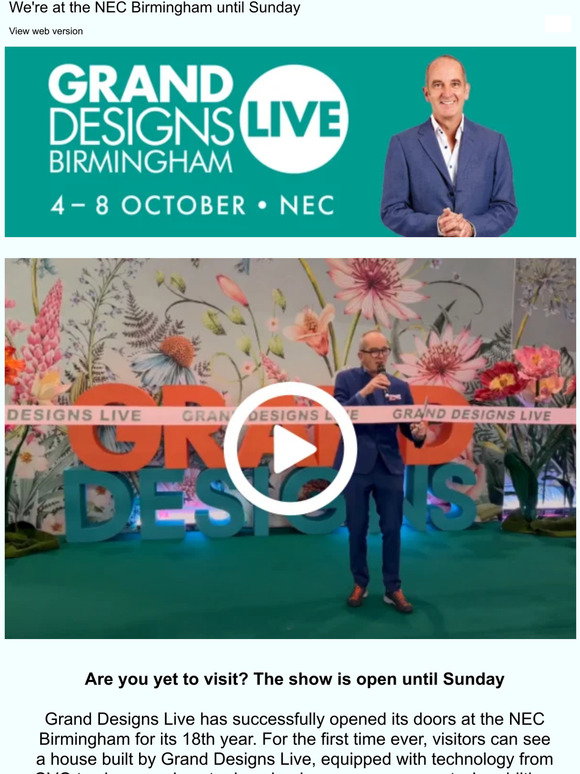 Grand Designs: Show is now open | Milled