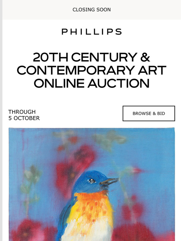 Phillips Auction: Closing Soon | 20th Century & Contemporary Art ...