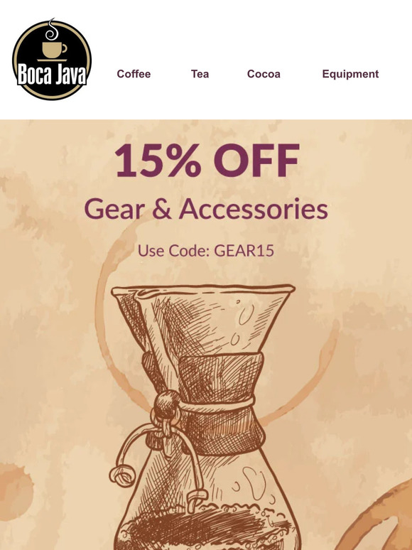 Boca Java Coffee: Check out our ☕ brewing equipment and save 15%! | Milled