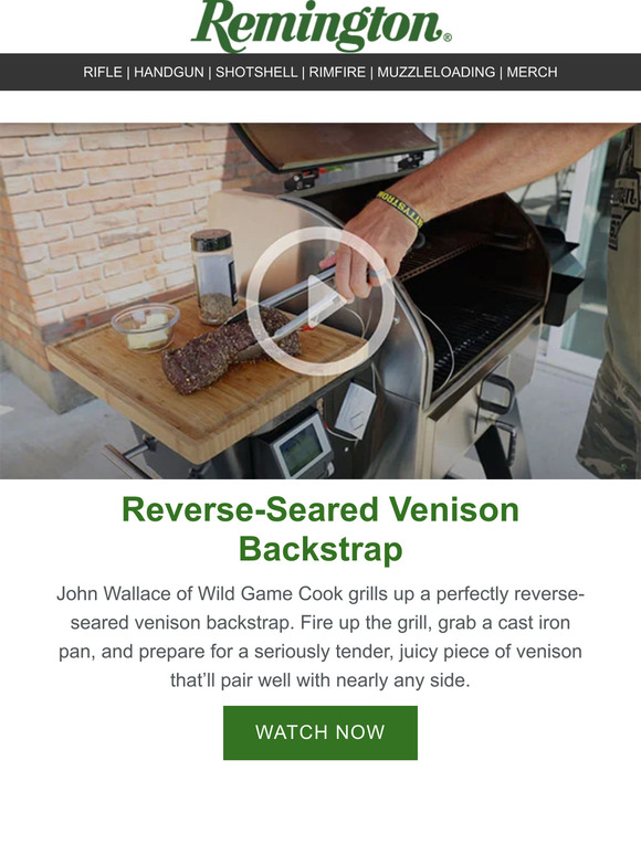 Remington: Reverse-Seared Venison Backstrap 🦌👨‍🍳 | Milled