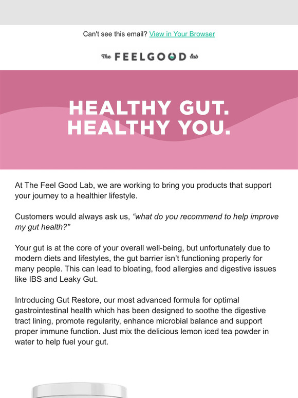 The Feel Good Lab: Introducing our newest supplement: Gut Restore | Milled