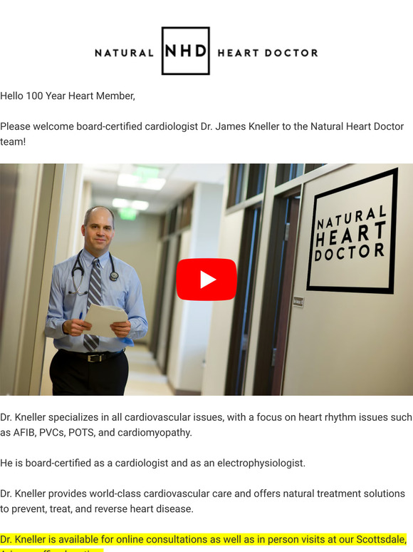 Natural Heart Doctor: Meet our new cardiologist! | Milled