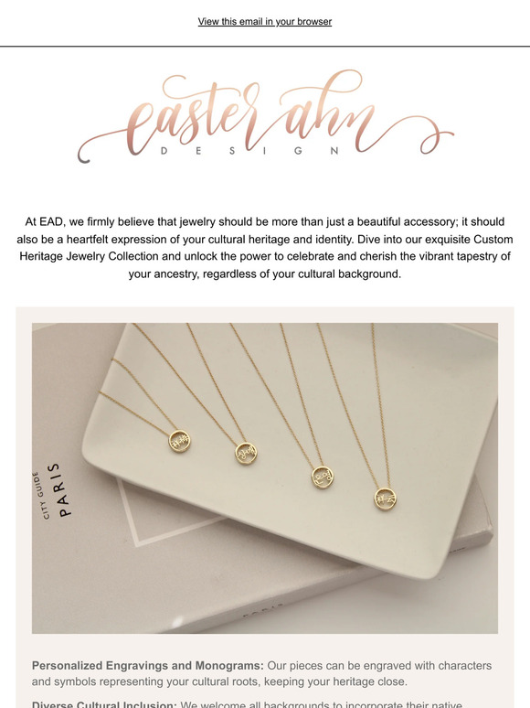 Easter Ahn Design: Celebrate Your Roots with Our Custom Heritage ...