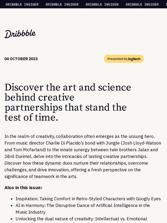 Dribbble: 🎵 ️Unraveling the Power of Creative Duos: From Music to ...