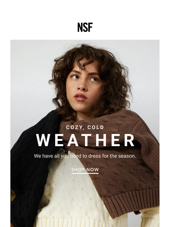 NSF Clothing: Stay Cozy In Head to Toe NSF ☕️ | Milled