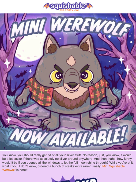 Squishable: Beware of the New Mini Werewolf! 🌙 | Milled