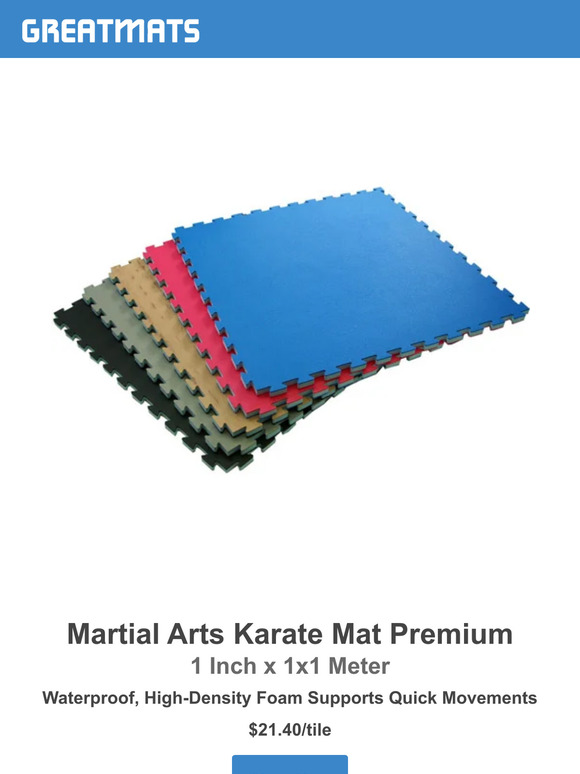 Great Mats: Train Like a Pro with Our Martial Arts Karate Mat | Milled