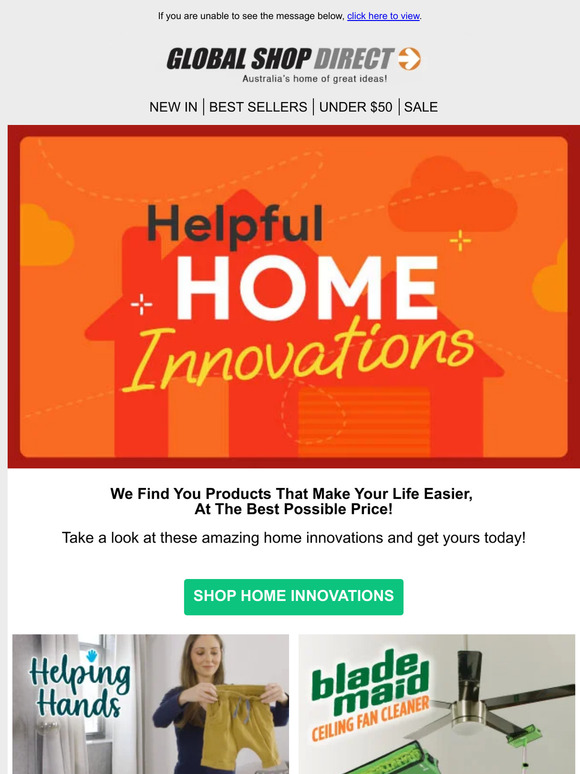 Global Shop Direct: 🏡 Helpful Home Innovations From Only $34.95 | Milled
