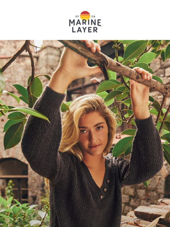 Marine Layer: Our softest sweaters yet. | Milled