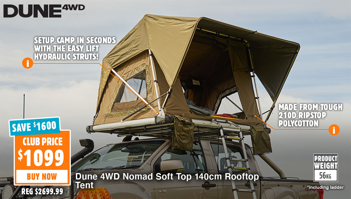 Anaconda: 20% OFF Crocs | SAVE $1600 Dune 4WD 140cm Rooftop Tent | Milled