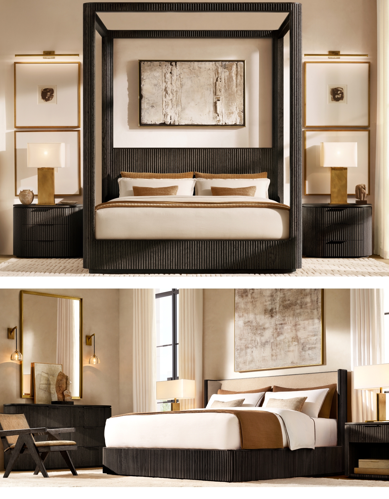 RH: Introducing the Byron Reeded Collection in European White Oak | Milled