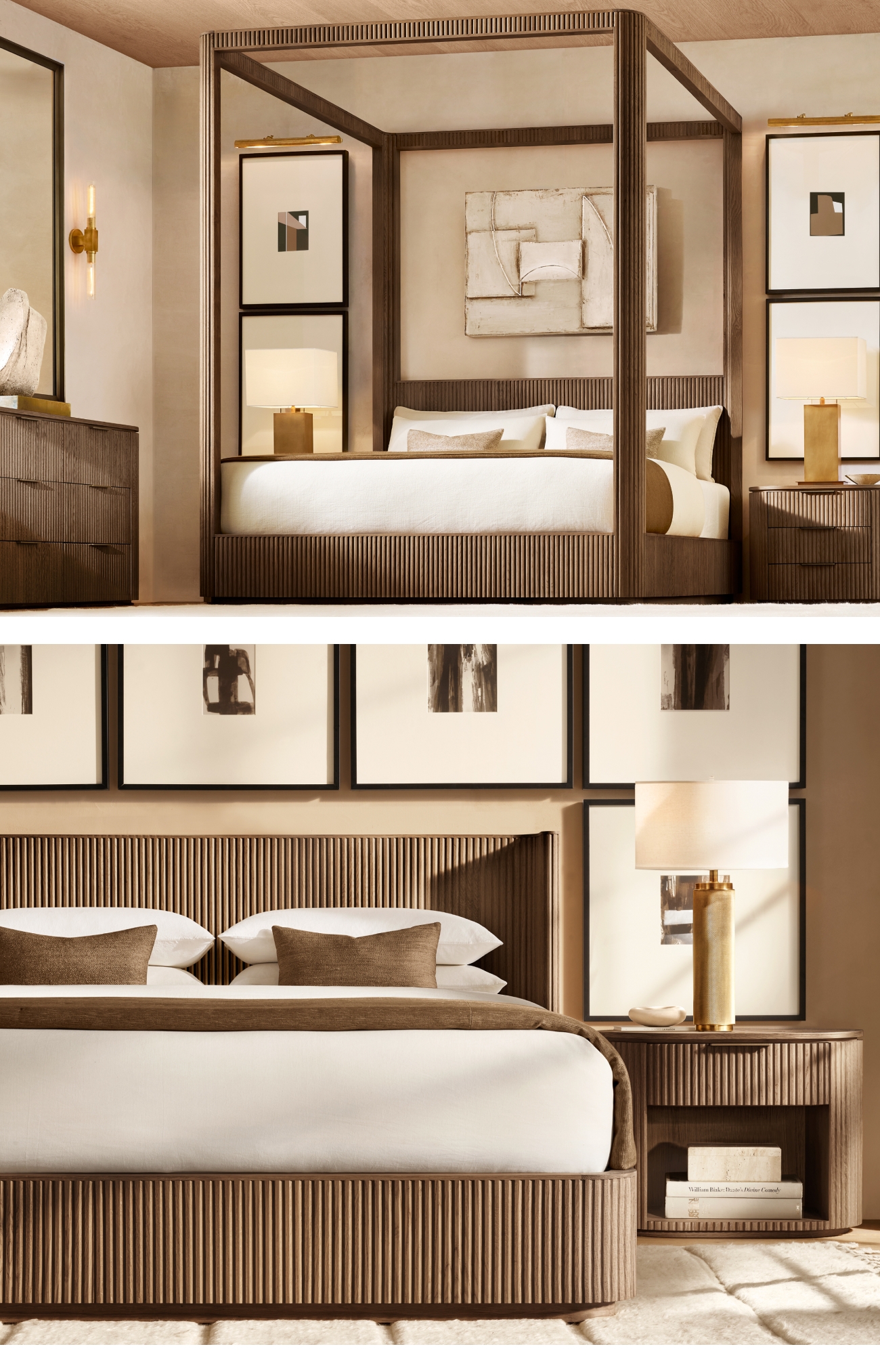 RH: Introducing the Byron Reeded Collection in European White Oak | Milled