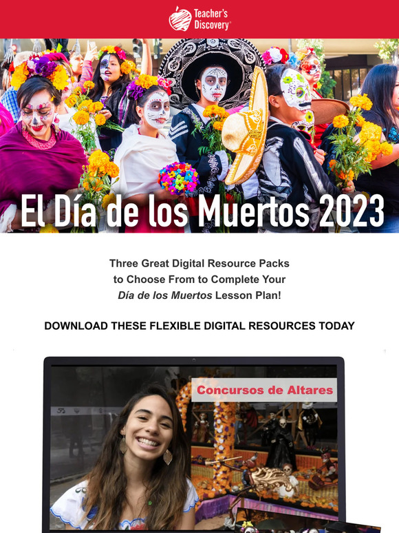 Teacher's Discovery: Digital Resource Packs for Day of the Dead ...