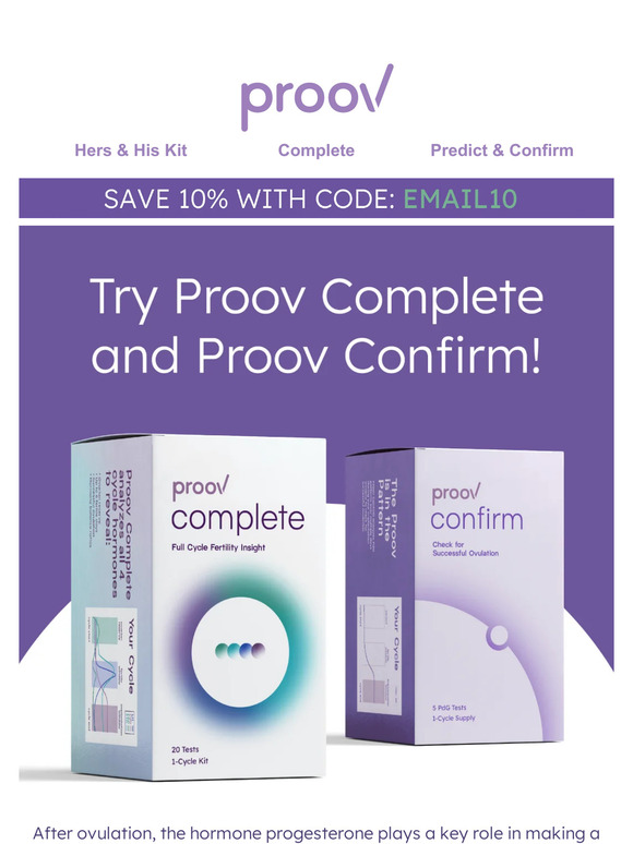 Proov: The Secret Behind Successful Implantation! | Milled