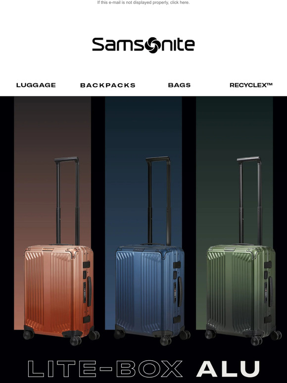 Samsonite: New Limited Edition Colours Available Now! | Milled