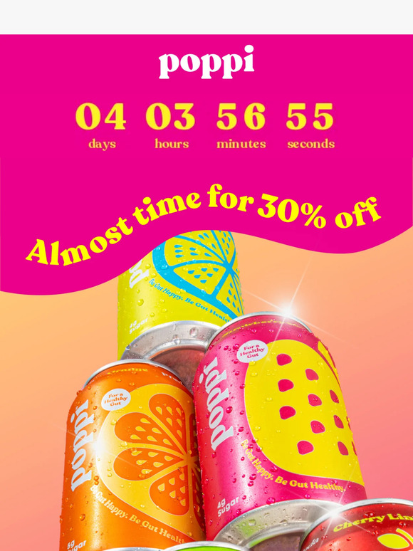 Poppi Email Newsletters: Shop Sales, Discounts, and Coupon Codes