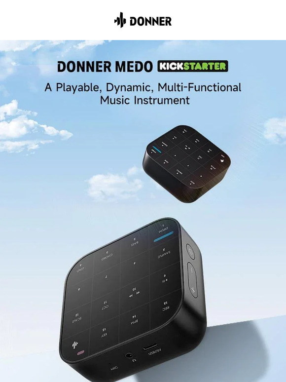 Donner Music: Introducing Donner MEDO Complex & Portable Synthesizer ...