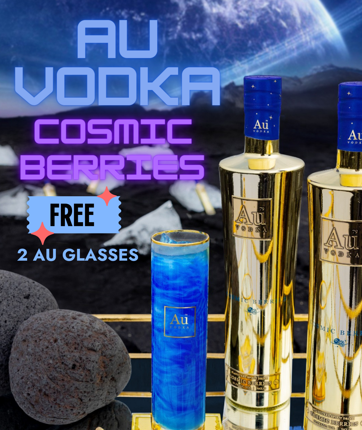 VIP Bottles: Taste the Stars with Au Cosmic Berries Vodka ⭐ | Milled