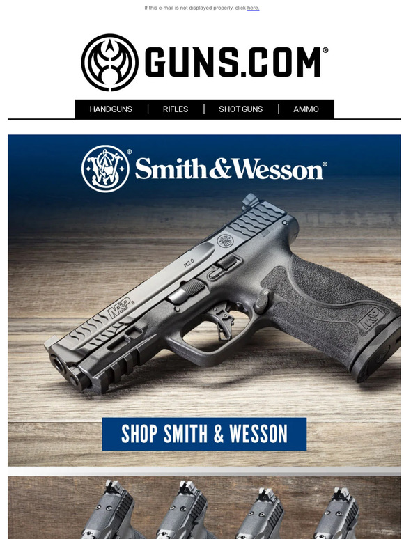 Guns.com: For Accuracy, Durability, & Reliability – Shop The M&P M2.0 ...