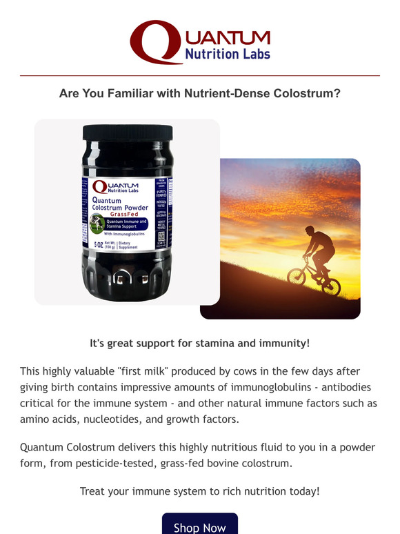 Quantum Nutrition Labs: [RECIPE] Treat your immune system, and your ...