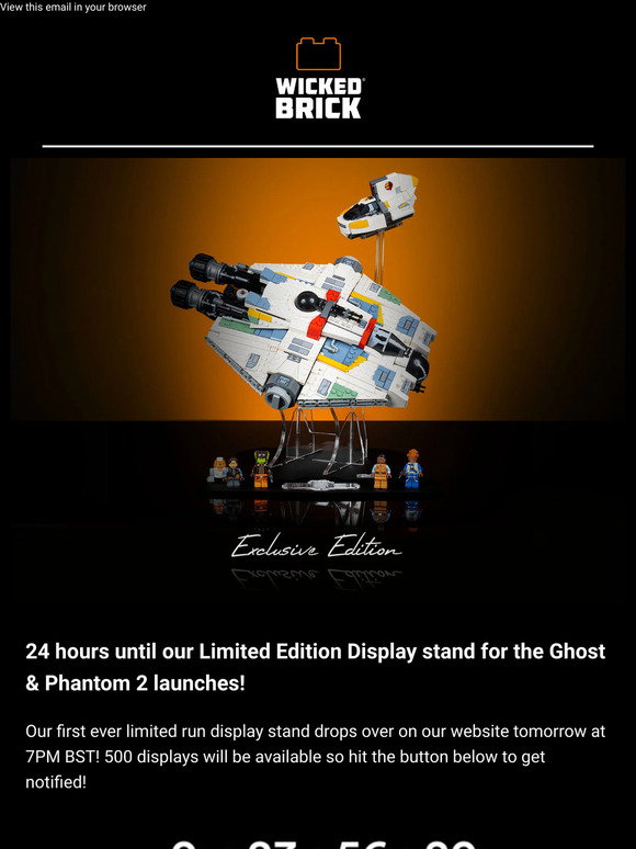 Wicked Brick: Limited Edition Ghost display - 24 hours to go 💫 | Milled