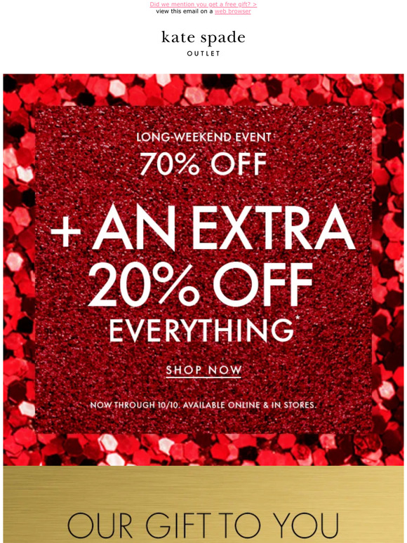 Kate Spade New York Email Newsletters: Shop Sales, Discounts, and ...