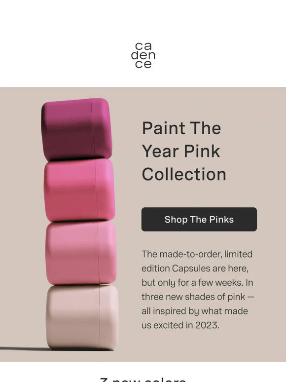 Cadence: Meet our Pink Collection 💕 | Milled