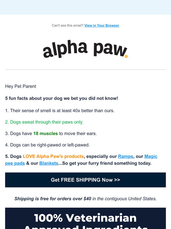 Alpha Paw: 5 fun facts about your dog we bet you did not know! | Milled