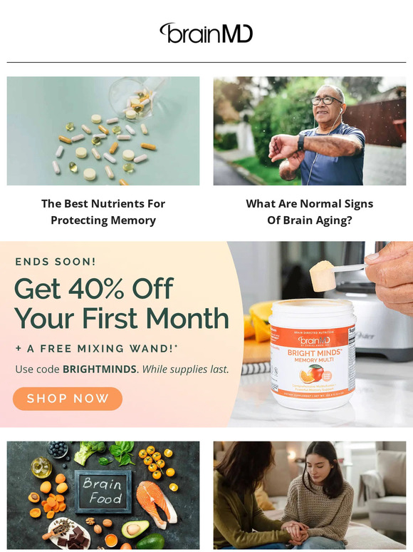 BrainMD Health: True or False: Memory Loss Is A Normal Part Of Aging ...