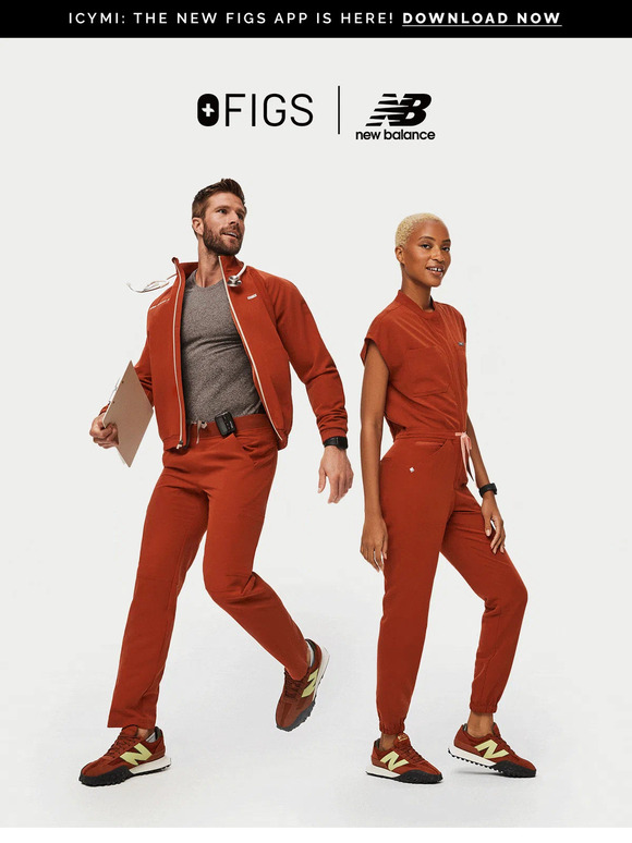 FIGS: FIGS | New Balance in THE Fall Color | Milled