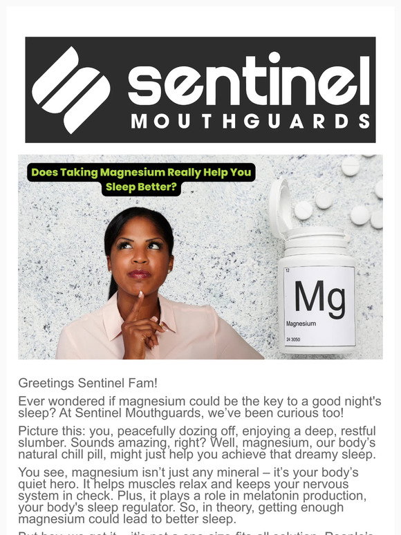 Sentinel Mouthguards: 😴Discover the Secret to Better Sleep with ...